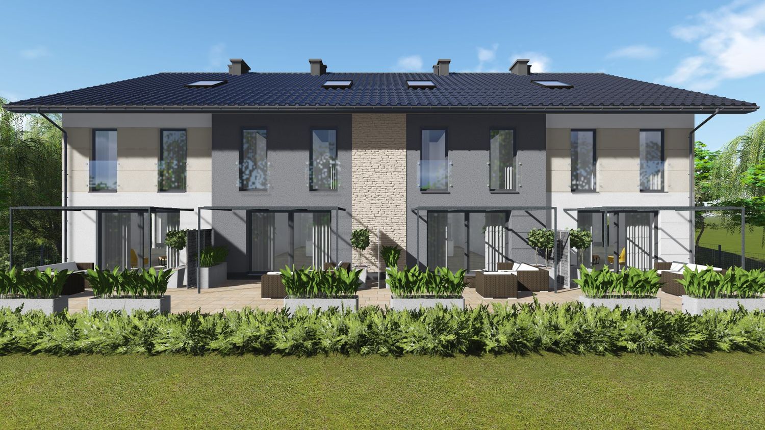 Segmenty przy ul. Wyrwa Kraków: domy na sprzedaż - rynekpierwotny.pl